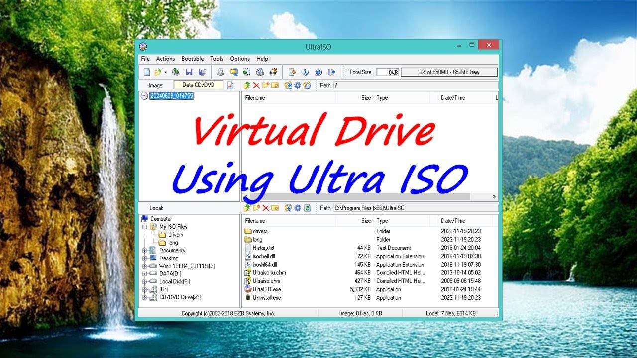 UltraISO #2 | Cara hapus & buat VIRTUAL DRIVE. - YouTube