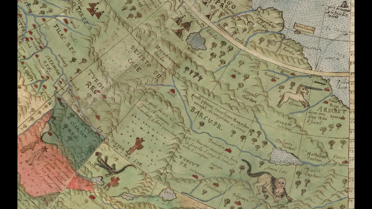 A Vast, 430-Year-Old World Map, Full of Places and Creatures, Real and ...