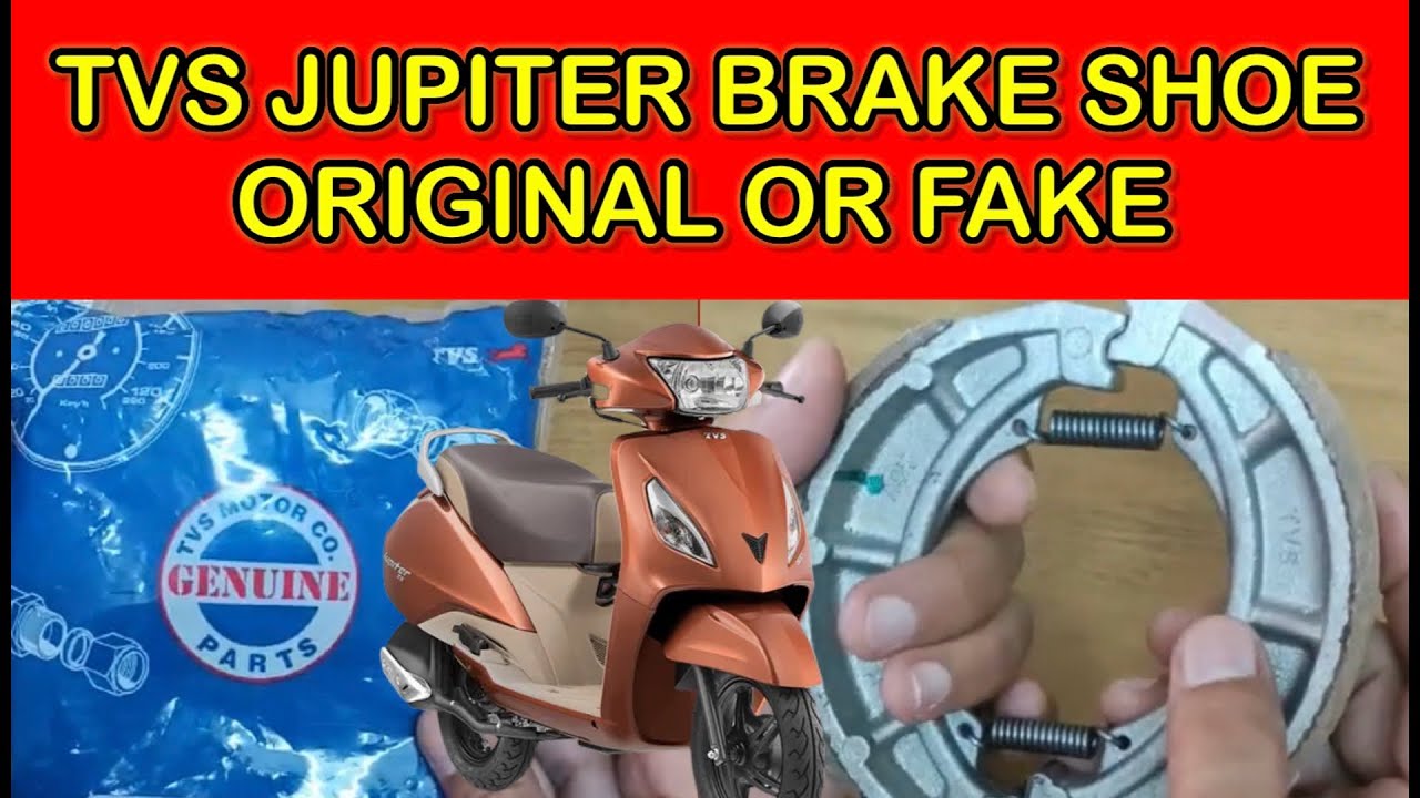 Tvs Jupiter Genuine Brake Shoe | Brake Shoe Genuine vs Duplicate ...
