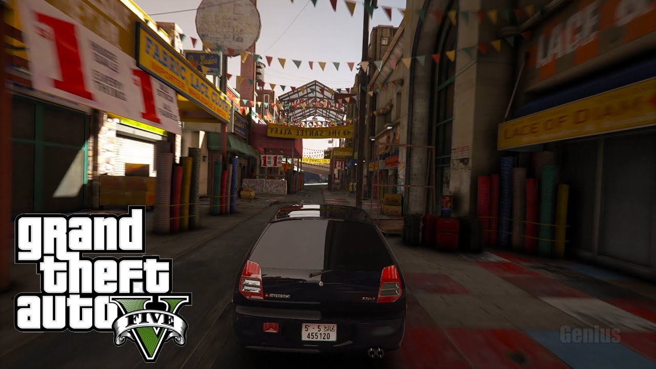 GTA 5 Mod - Mitsubishi Colt - 4K Gameplay - YouTube