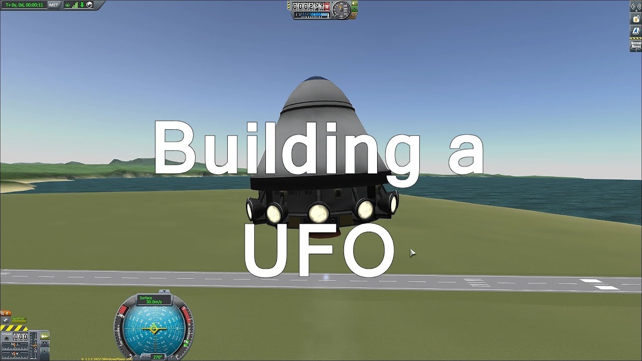 Kerbal Space Program 1.2 UFO Interceptor pt5 - UFO Build - YouTube