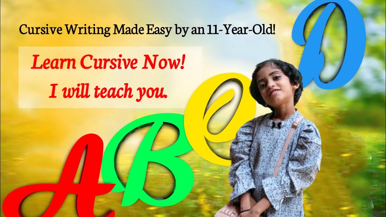 Learn Cursive Writing Step by Step | Cursive Writing Class for ...