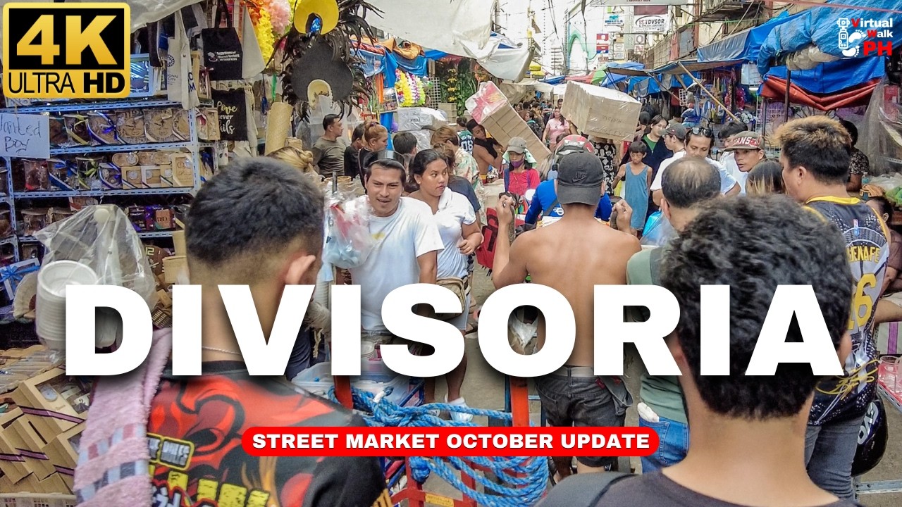 [4K] LEGENDARY Flea Market | Divisoria Streets October Update | ASMR ...