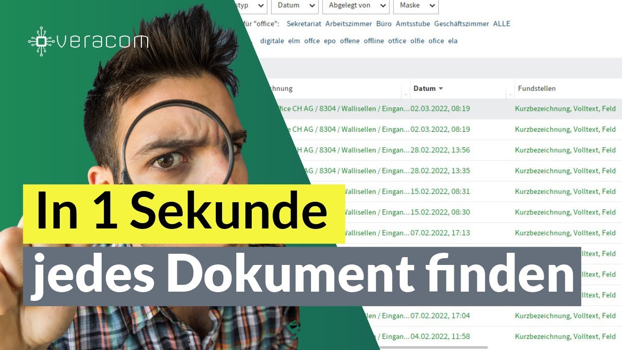 In 1 Sekunde findet ELO iSearch jedes Dokument - YouTube