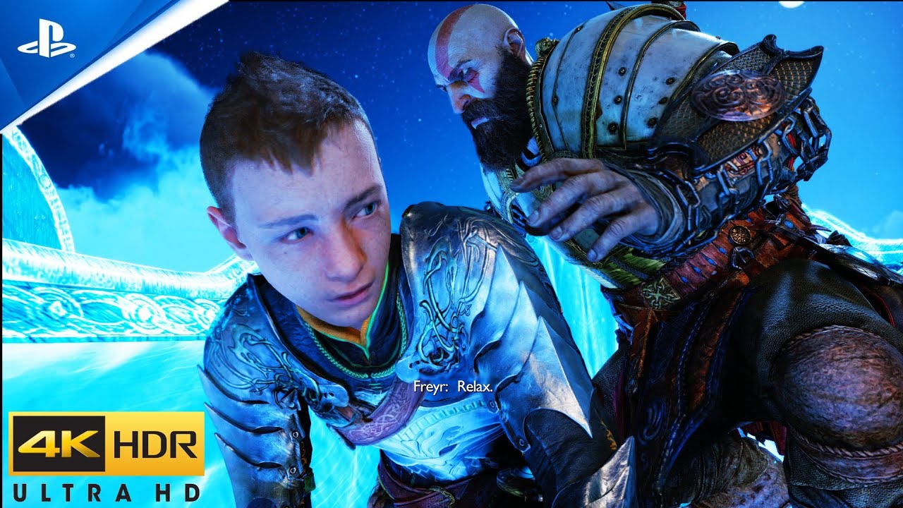 Tyr Saves Kratos & Atreus (Loki) 🔥| God of War Ragnarok (GOW) PS5 ...