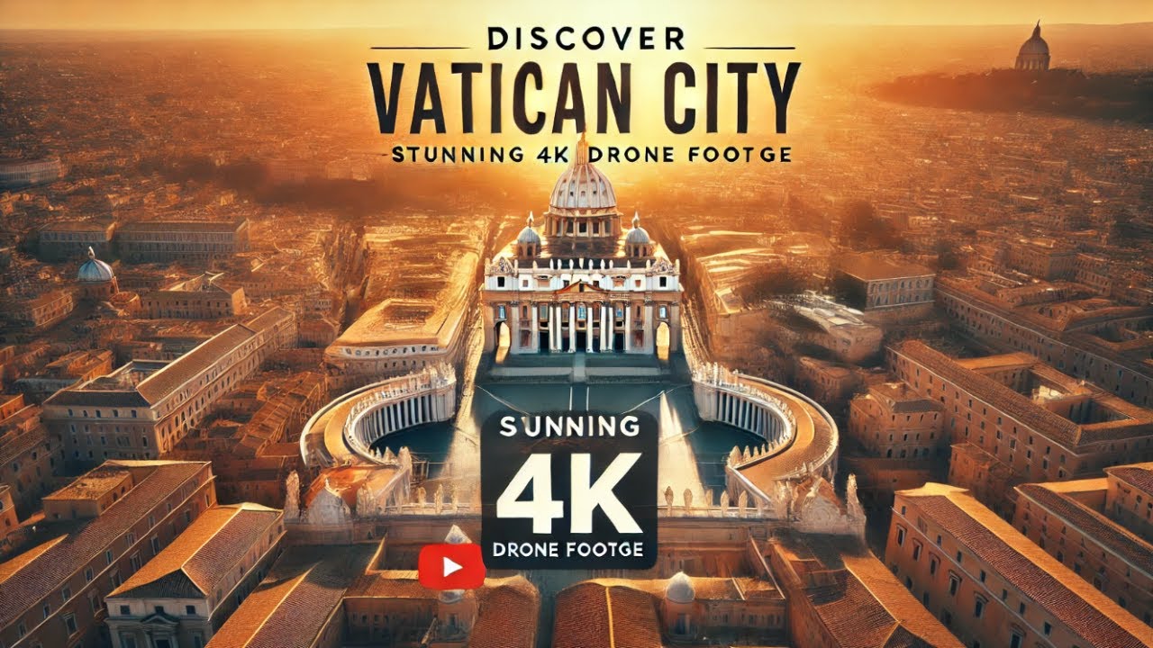 Discover Vatican City from Above - Stunning 4K Drone Footage - YouTube