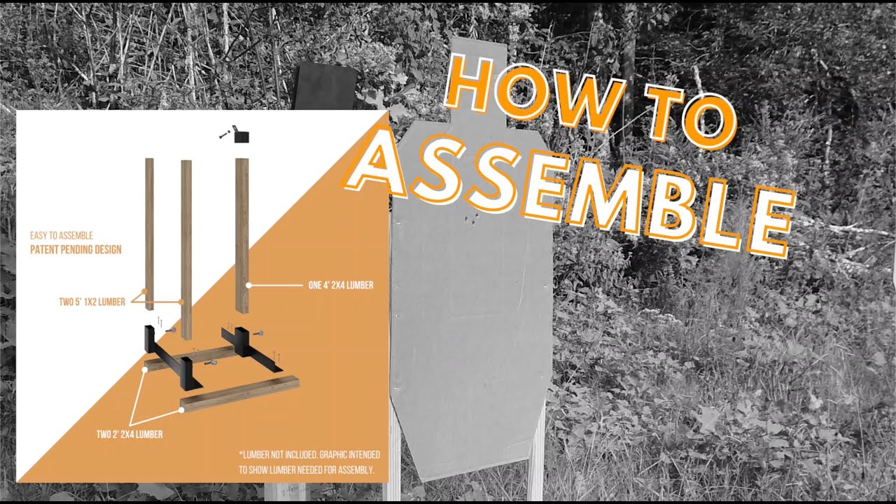 How to Assemble - Target Stand - Version 2 - YouTube