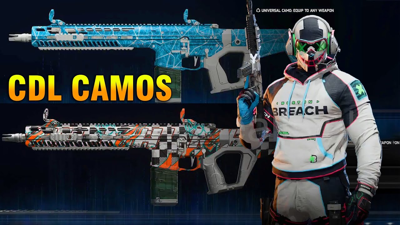ALL BO7 CDL CAMOS Showcase in Black Ops 7 Warzone CDL Packs Showcase ...