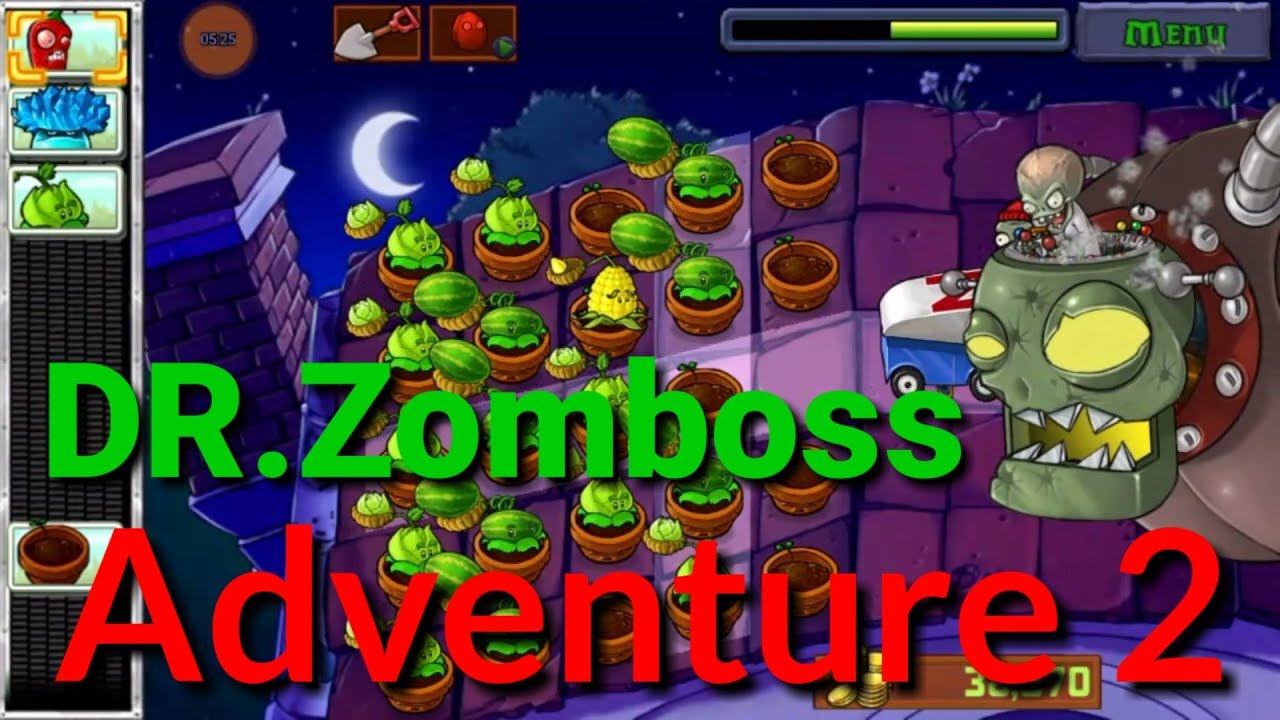 Plants VS Zombies Level 10 In Roof Stage - YouTube