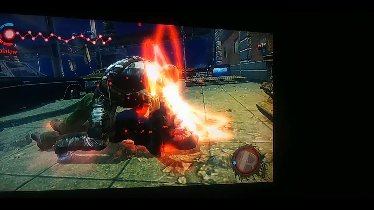 Infamous Cole Bio Leech on Female Civilian Ryona 7 - YouTube