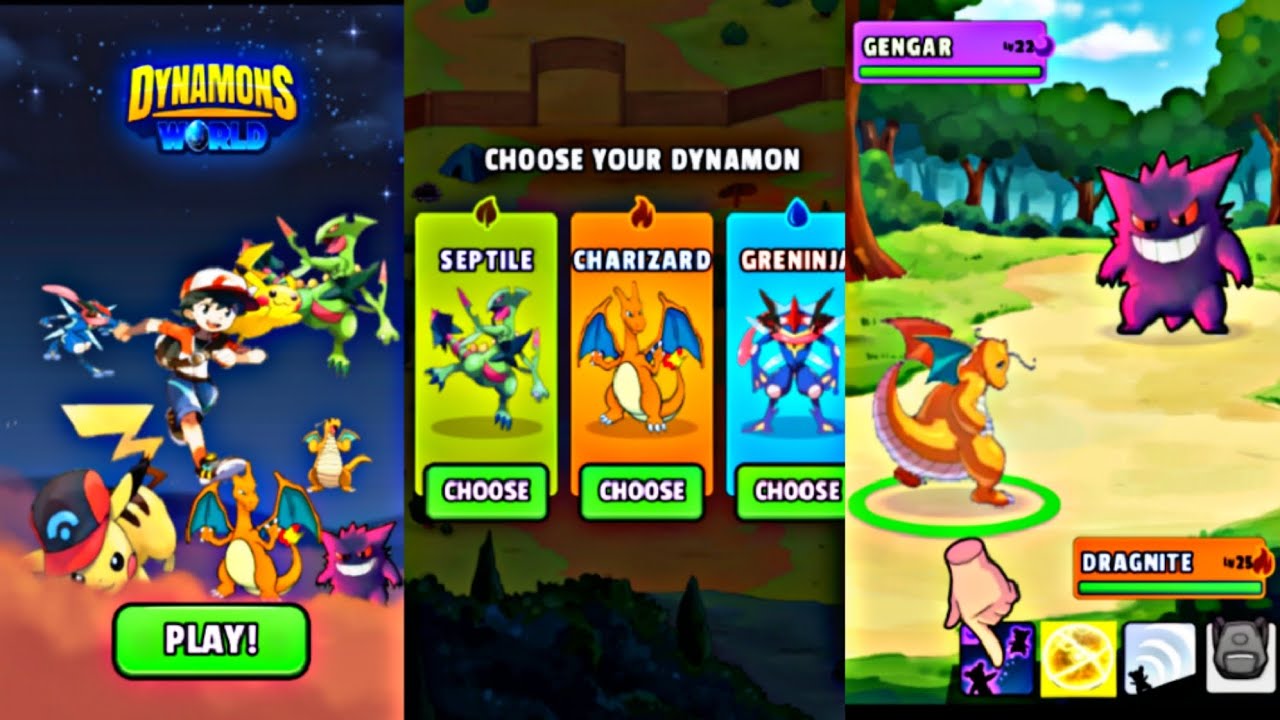 Dynamons World New Pokemon World || Dynamons World Into Pokemon World ...