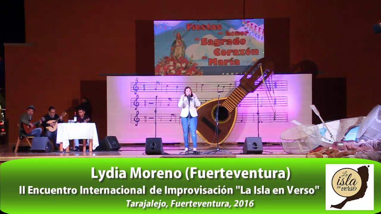 La Isla en Verso presenta Salutación- Lydia Moreno. - YouTube