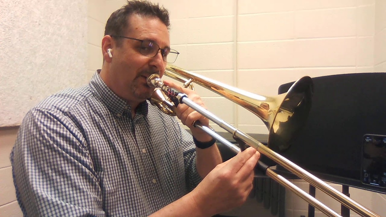 Trombone - Learning 3rd Position Eb - YouTube