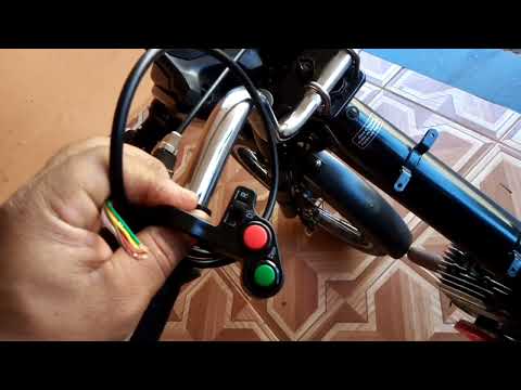 mobilete com farol e pisca da titan 160