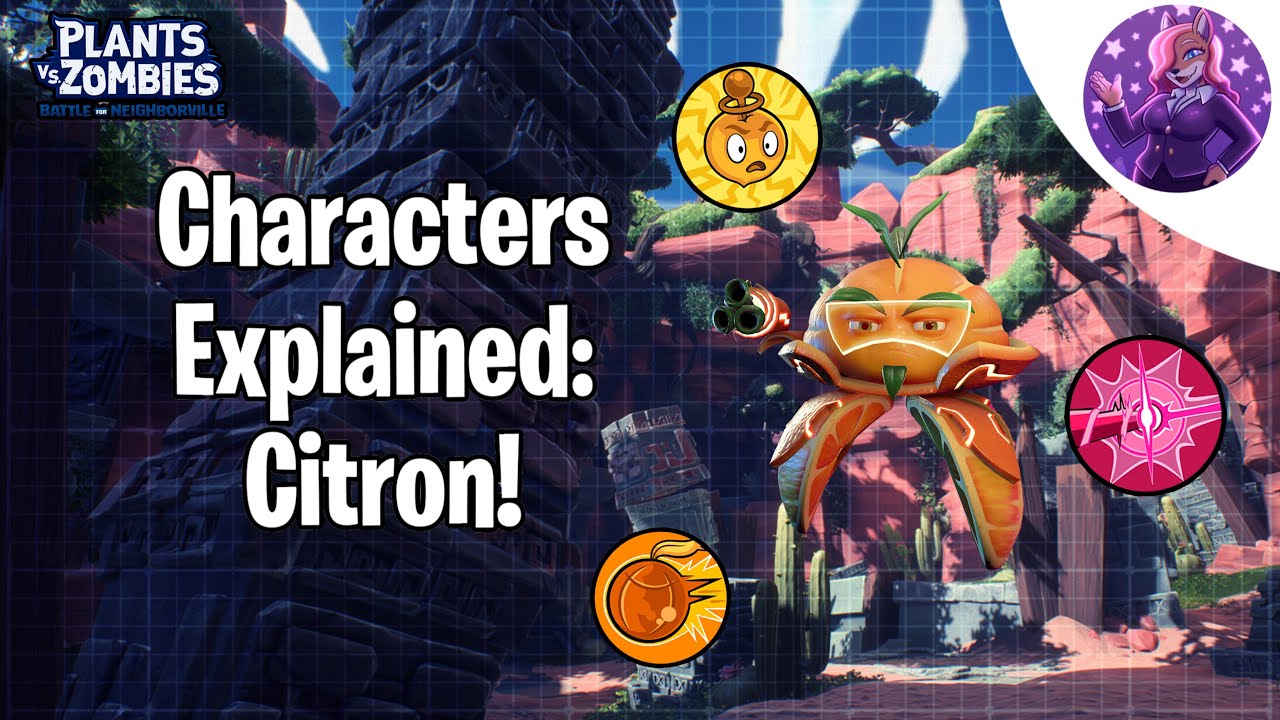 Characters Explained: Citron In BFN! (PVZ) - YouTube