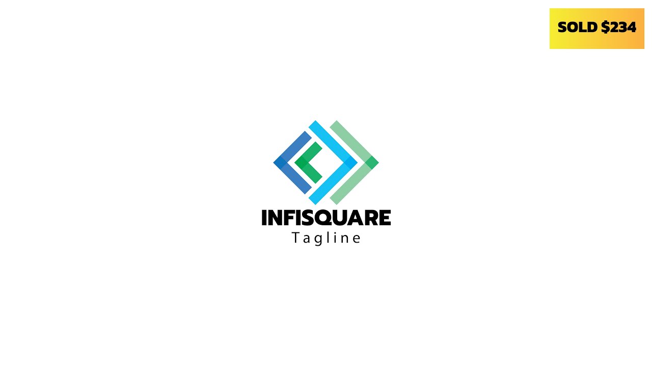 Adobe Illustrator - Tutorial Mendesain Logo : INFISQUARE - YouTube