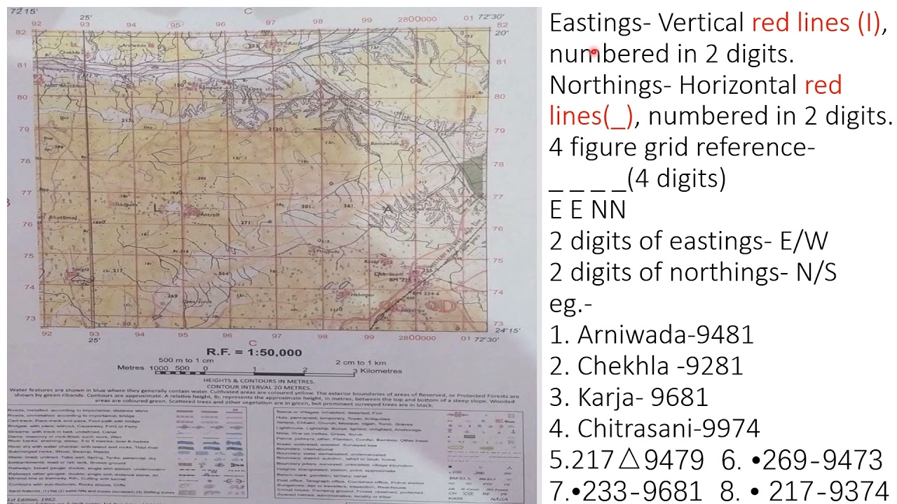 4 figure, icse toposheet - YouTube