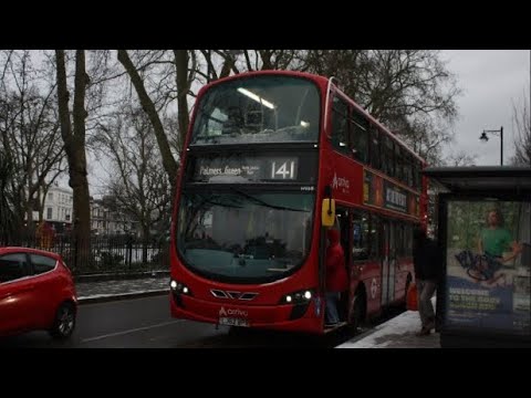 Journey on Arriva London Route 141 | Wrightbus Gemini 2 Volvo B5LH ...