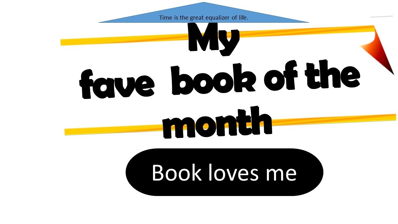 My fave book of the month - YouTube