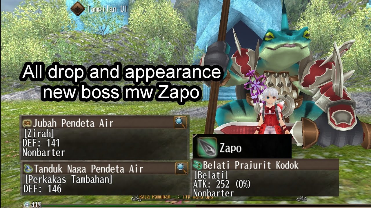 Update New boss MQ ZAPO and all drop appearance Toram online #トーラムオンライン - YouTube