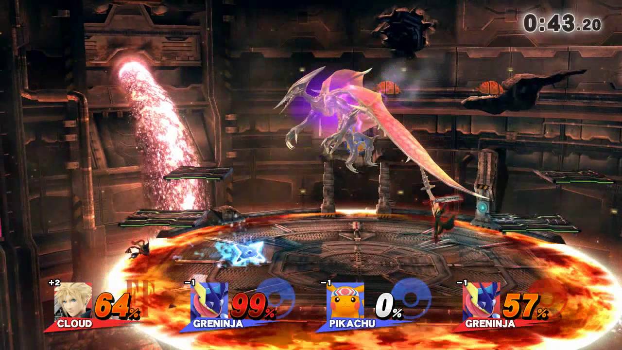 Cloud (Sneej) & Greninja vs. Pikachu & Greninja | Smash 4 | Doubles ...