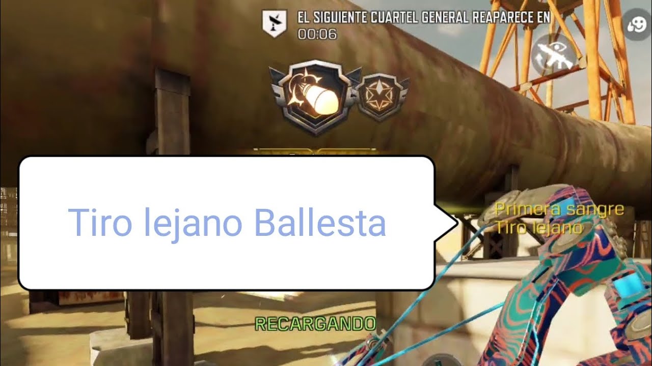 Tiro lejano con la Ballesta en el modo Hardcore Hold "Extremo" - COD Mobile CODM - YouTube