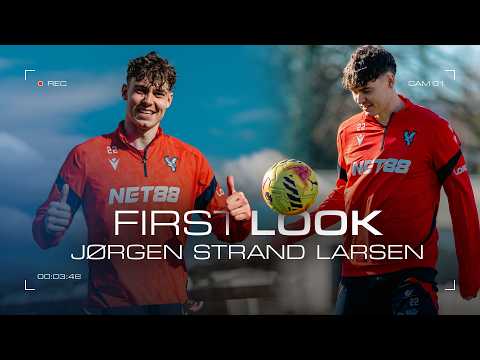 FIRST LOOK 👀 | Jørgen Strand Larsen's First Day at Copers Cope 👋🇳🇴