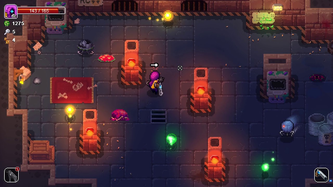 Dungeon Core (PC roguelite top-down shooter) gameplay footage - YouTube