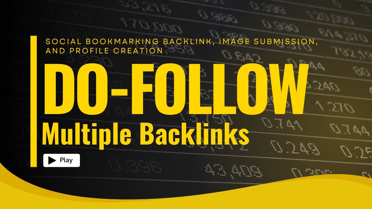 Create Multiple Backlinks Here 👉 Profile Backlink, Social Bookmarking ...