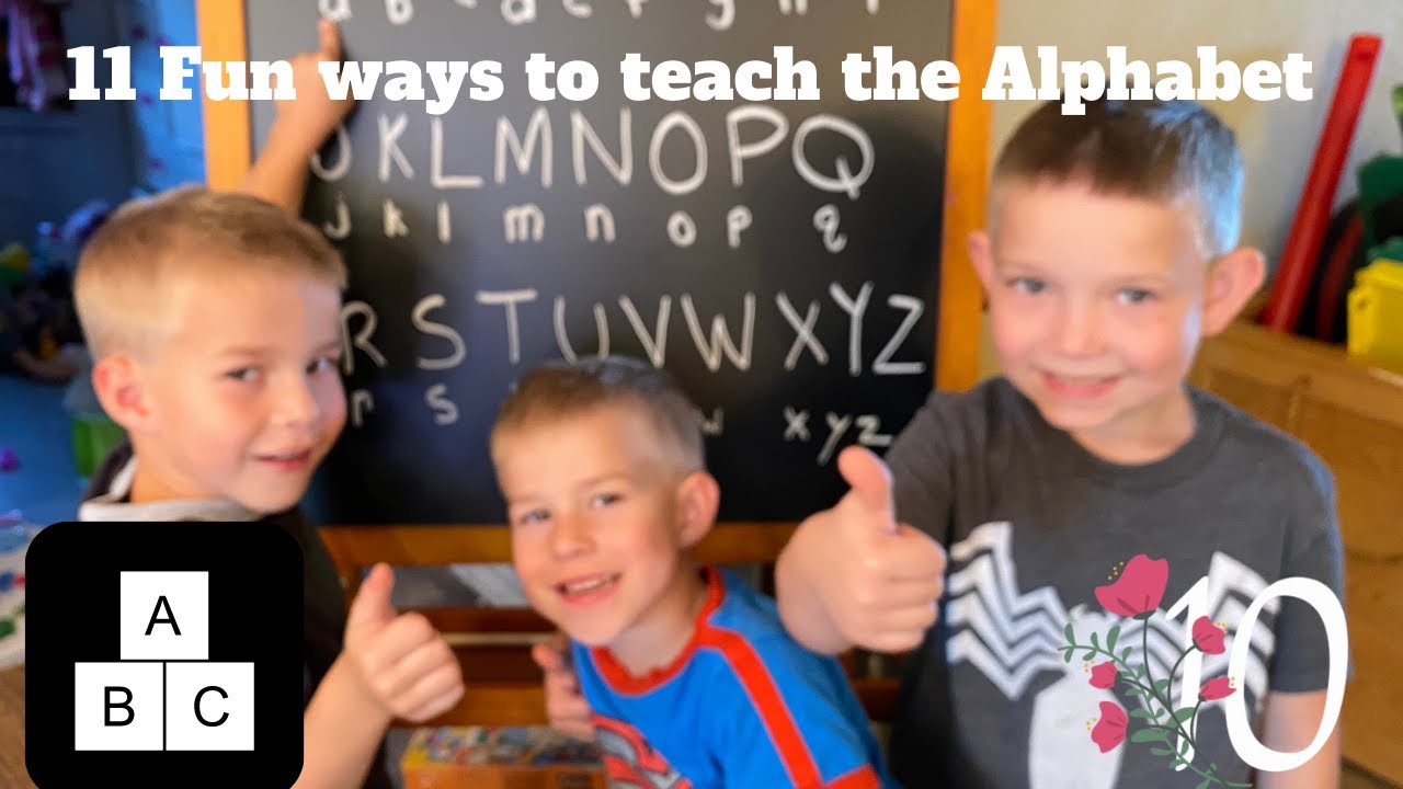 11 Fun Ways to teach the Alphabet! ABC's || Ideas ⬇️|| Homeschool Mom ...