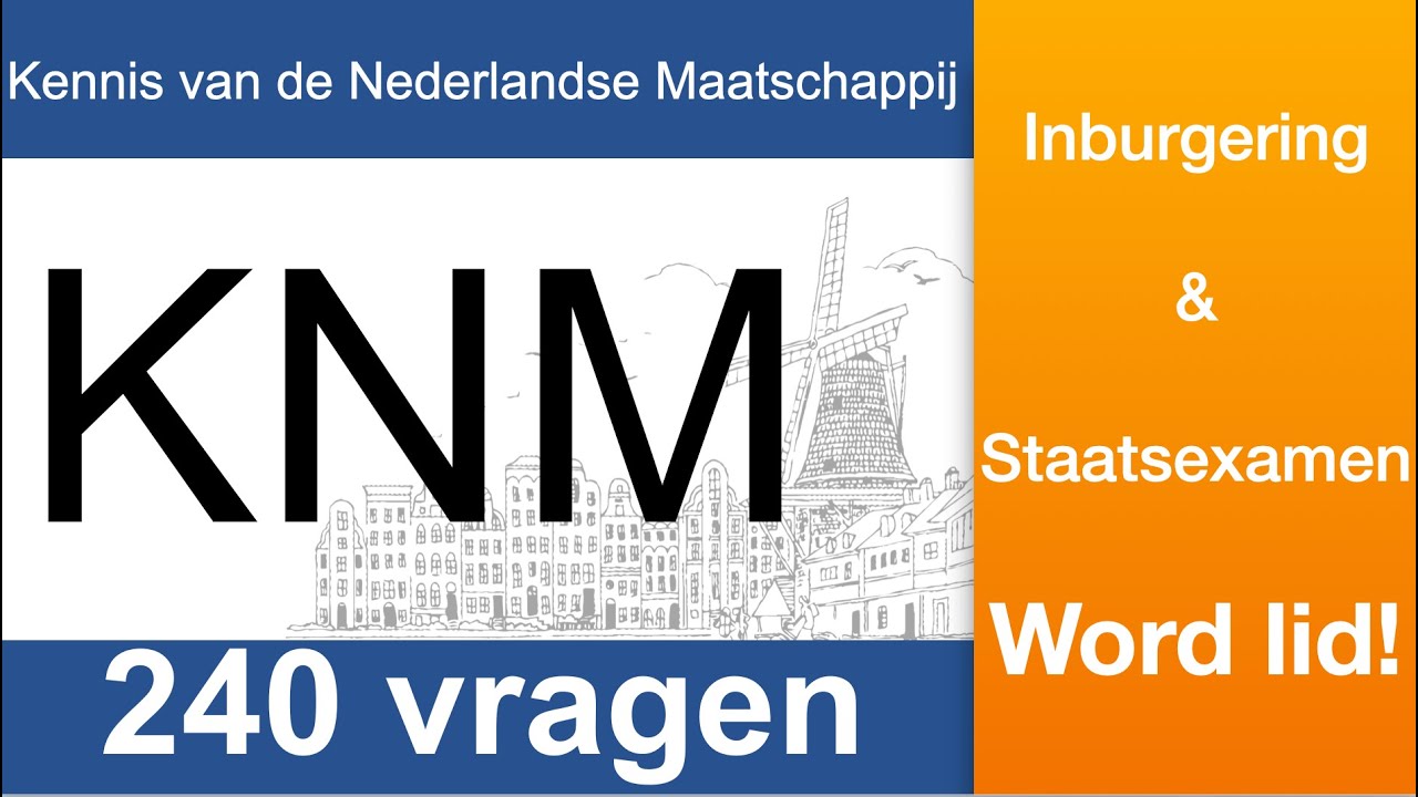 #KNM Kennis van de Nederlandse Maatschappij 8 THEMA'S #NT2 #inburgering ...
