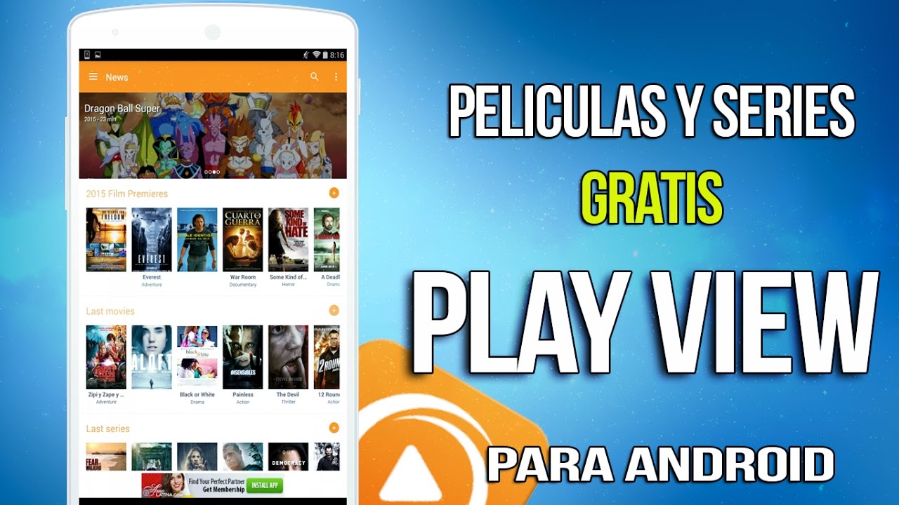 Ver PELÍCULAS y SERIES GRATIS en Tu Movil Android - YouTube