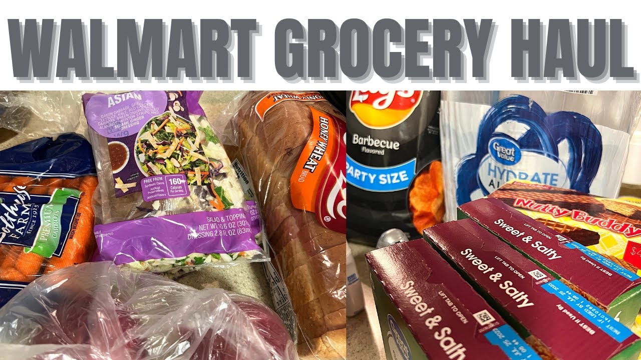 NEW! WALMART GROCERY HAUL - THIS WEEK'S | E2M COOK BOOK, STAYING ON ...