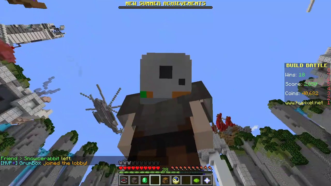 Playing Build battle on hypixel! - YouTube