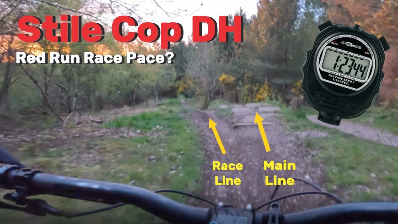 Stile Cop MTB. Are we anywhere near race pace? We have a time to beat ...