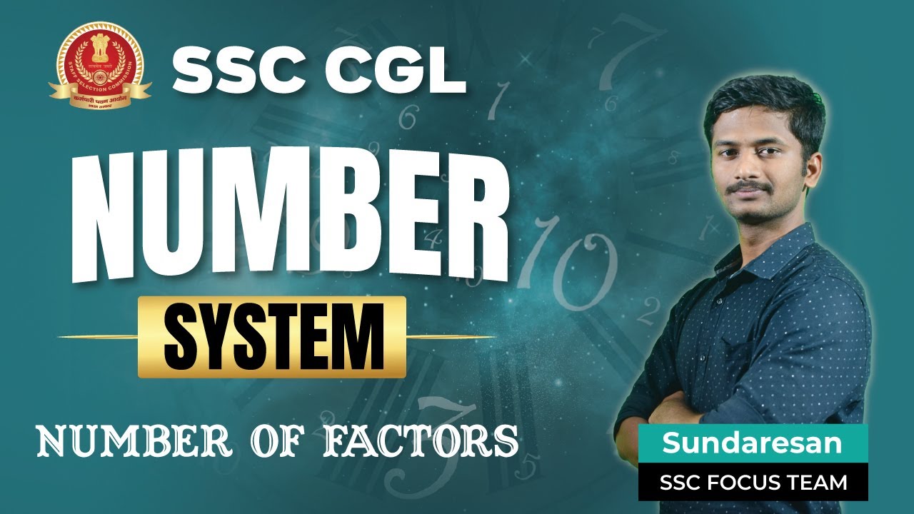SSC CGL | Number System | Number of Factors | VERANDA RACE SSC - YouTube