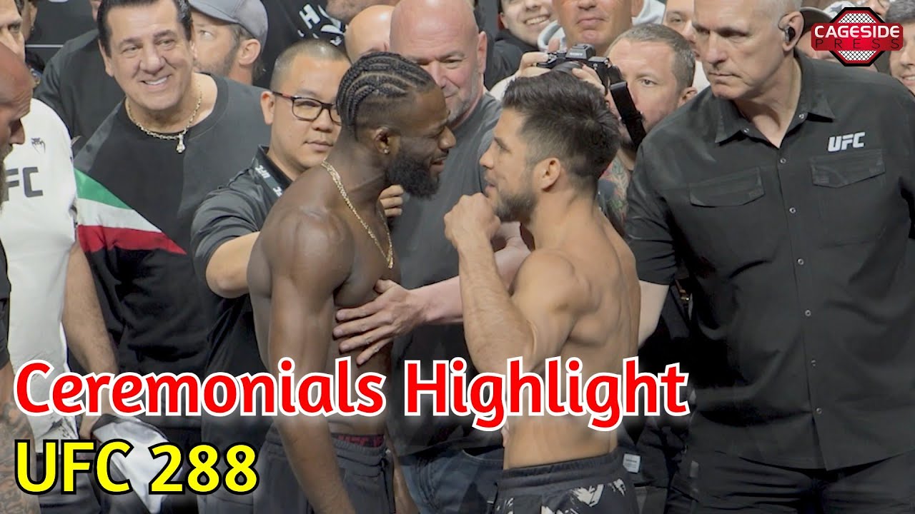 UFC 288 Ceremonial Weigh-In Highlight - YouTube