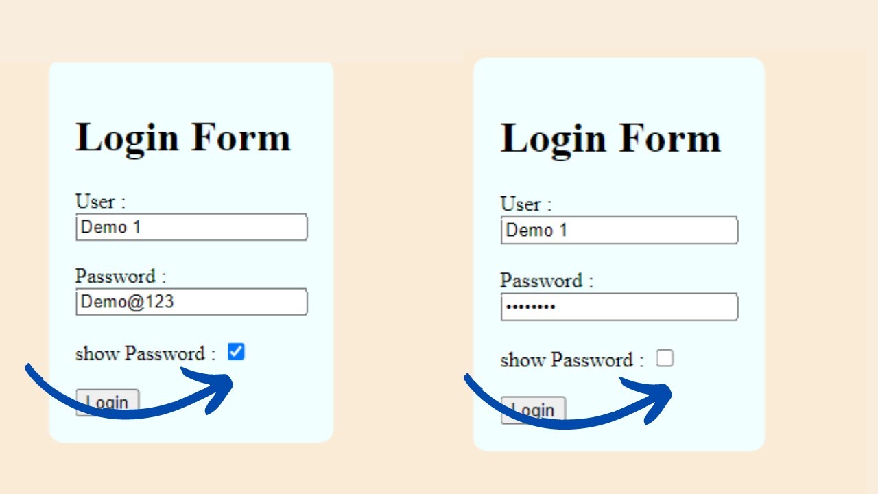 Easy way to show/hide password for javascript beginners | Mini Project for Beginner - YouTube