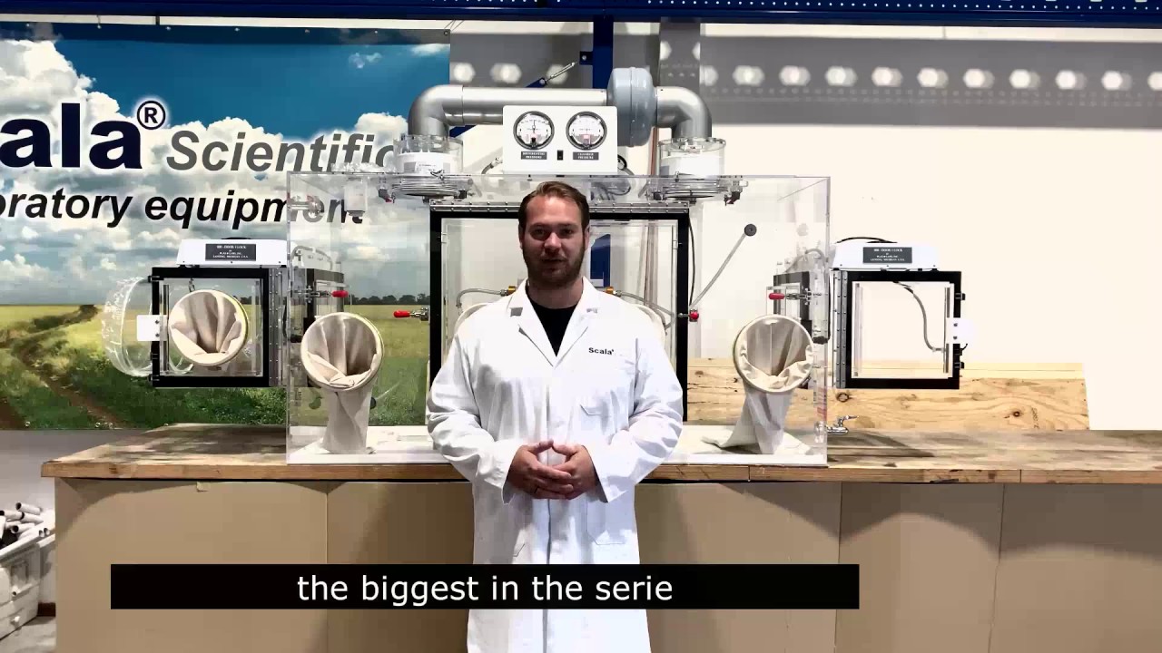 Plas-Labs 840 powder handling unit (EN) - YouTube