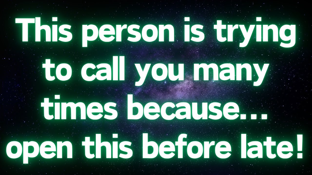 💌 This person keeps trying to call you repeatedly because...|Angel ...