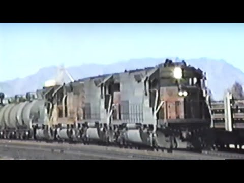 274 - M&NB - Railroad Video Compilation by John C Hill - Part 6 California Arizona SP ATSF UP ...