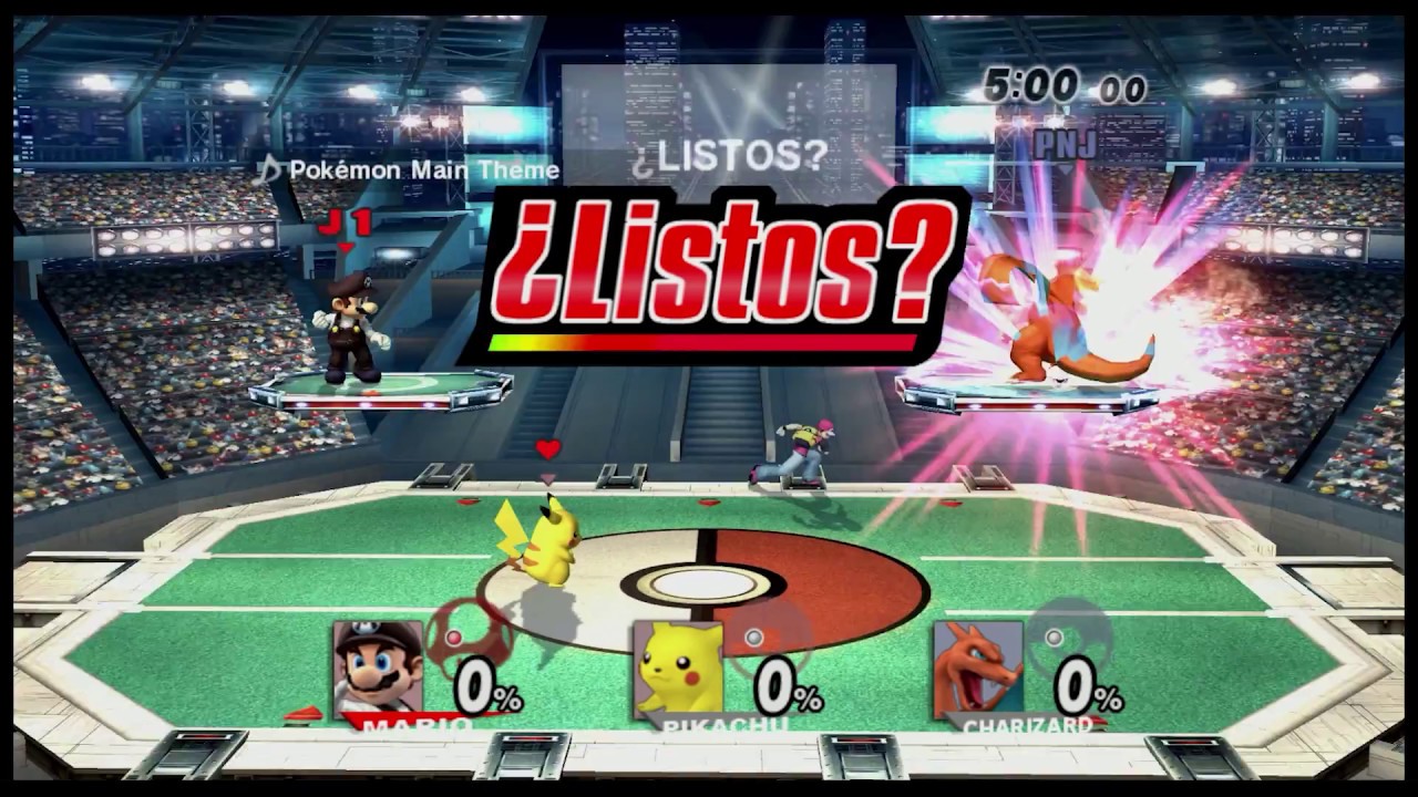 Mario Bros VS Charizard - YouTube