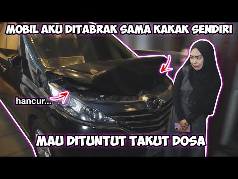 MOBIL AKU DITABRAK DI TOL SAMA KAKAK SENDIRI. wkwk