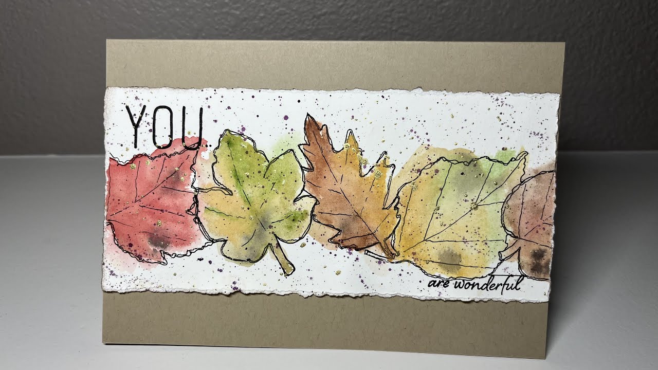 Fall Leaves Greeting Card - YouTube