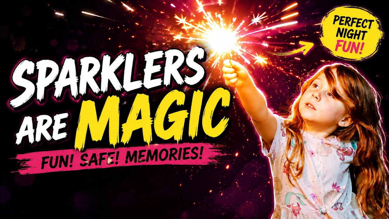 My daughter teaches me how to dance with sparklers - YouTube