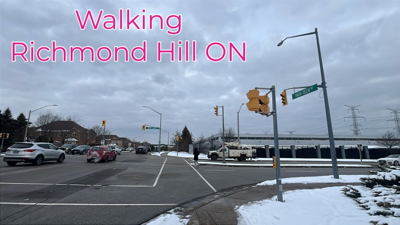 Walking High Tech Road in Richmond Hill Ontario 1/17/2025 - YouTube