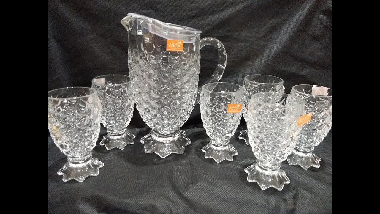 Fish cut lemon set | Glass 6+1 Lemon Set |video catalogue - YouTube