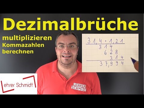Dezimalbruch multiplizieren | Kommazahlen multiplizieren - einfach erklärt | Lehrerschmidt