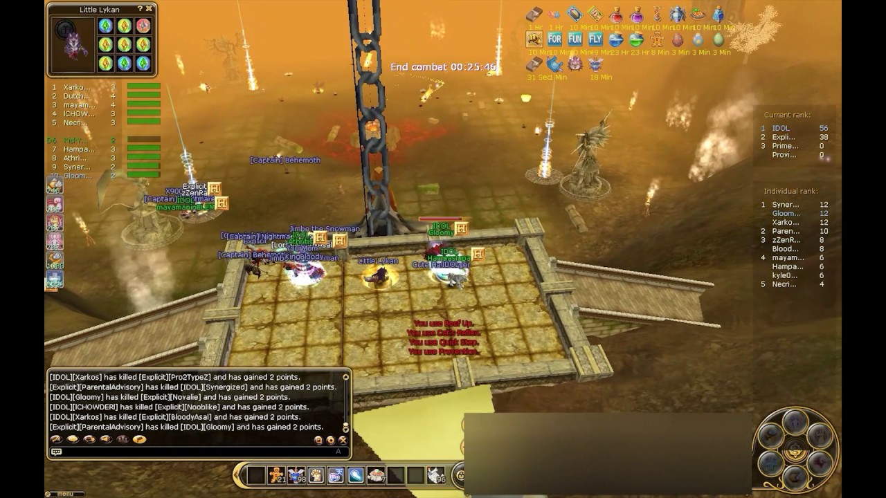 Flyff Guild siege Yetti 13-05-2017 PoV Gloomy - YouTube