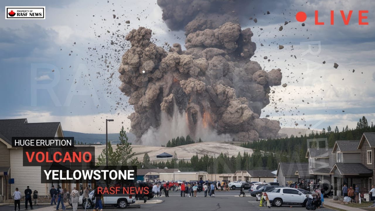 Big Eruption in Yellowstone! Live Footage Horrific Moment of ...